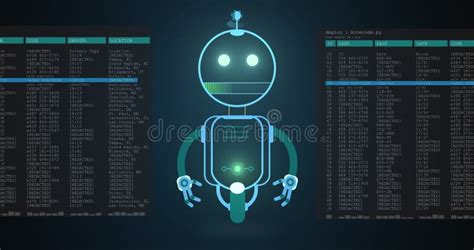 Animation Of Ai Chatbot Icon And Data Processing Stock Video Video Of