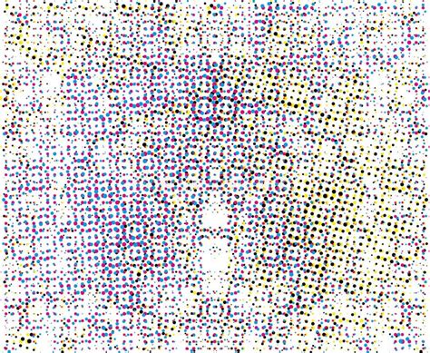 A Vintage Pattern Of Dots In A Square Pattern Cmyk Seamless Dots Pattern Vector Illustration