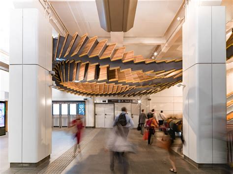 80 Year Old Wooden Escalators Are Repurposed As A Sculptural Ribbon By