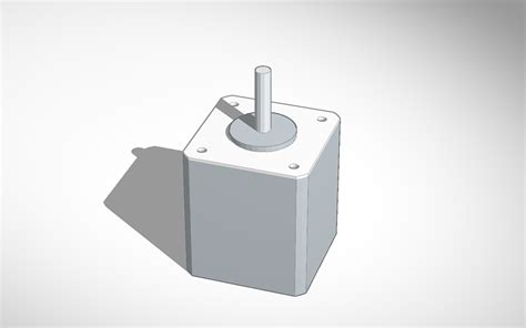 3d Design Copy Of Stepper Motor Nema17 47mm Height Tinkercad