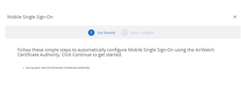 Workspace ONE How To Configure IOS Mobile SSO Steve The Identity Guy