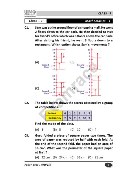 Uimo Class 7 Paper Set B 2021 Level 2 Pdf Elementary Geometry Euclidean Geometry