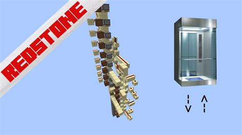Piston Elevator In Minecraft 1 7 [1x1] [redstone] [hd] Youtube