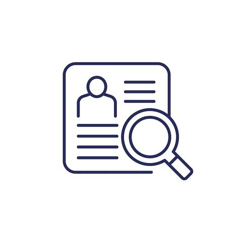 Premium Vector Kyc Know Your Customer Line Icon