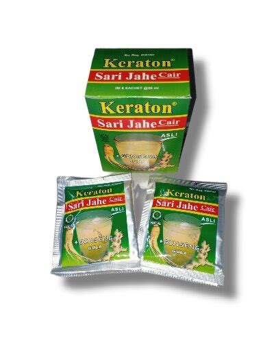 Sari Jahe Keraton Cair Isi 8 Sachet Lazada Indonesia