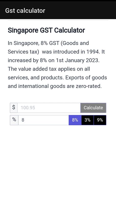 GST Calculator All GST Rates