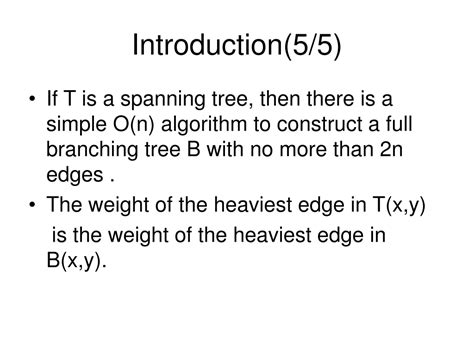 ppt a simpler minimum spanning tree verification algorithm powerpoint