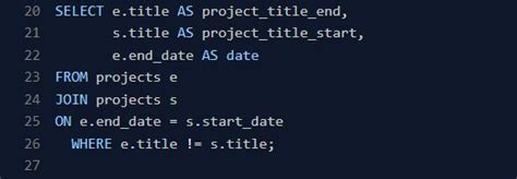 Sql Challenge Find Pairs Of Projects With Matching Dates Sakshi