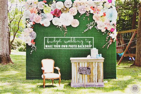 Diy Photo Backdrop Wedding