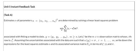 Estimates α Of Parameters αα1α2αnt Are