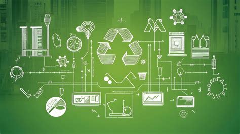 Circular Economy Flowchart With Renewable Energy For Sustainable Solutions Premium Ai