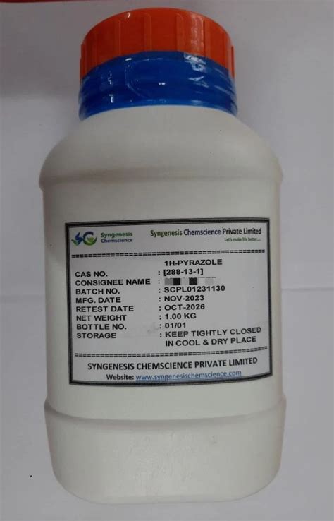 1 H Pyrazole At ₹ 3950 Kg In Pune Id 26356162491