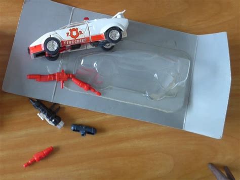Vintage 1985 Takara Transformers Lamborghini Countach Red Alert Eur 80