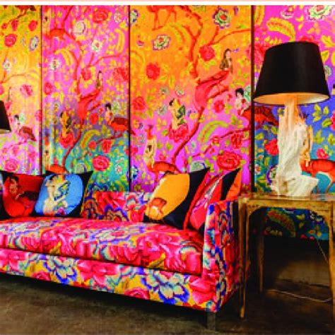 Digital Printed Textile As Upholstery Sofa Cover And Cushions