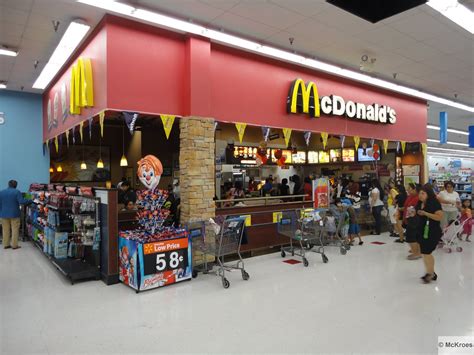 Mcdonalds Inside Walmart Mcdonalds Store Front Inside Walmart San