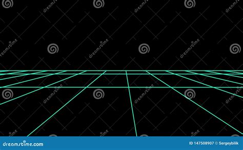Flight Seamless Grid Net Polygonal Wireframe Abstract Retro Drawing Illustration Background New