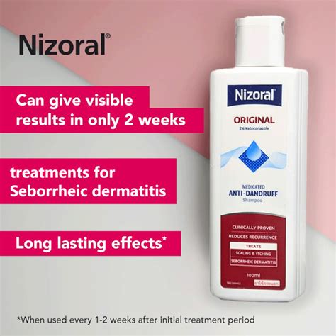 Nizoral Original 2 Ketoconazole Medicated Anti Dandruff Shampoo