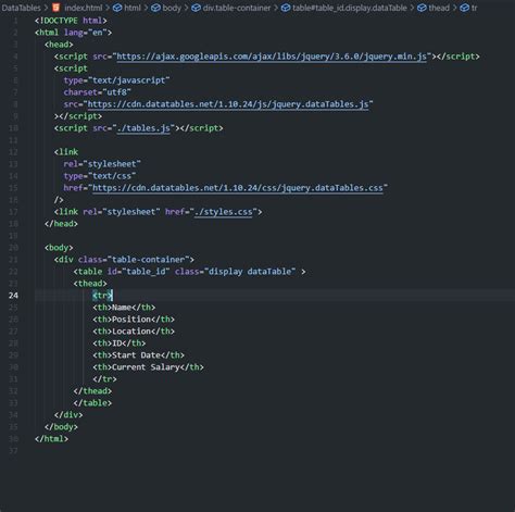 Html How To Input Links To Tables In Datatables Javascript Plugin Stack Overflow