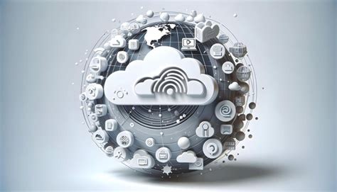 Premium Photo 3d Flat Icon As Cloud Innovation Sphere A Sphere Of Innovation With Cloud