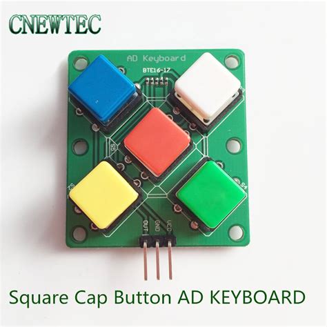 Colorful Square Cap Button Analog Button Module 5 Grandado