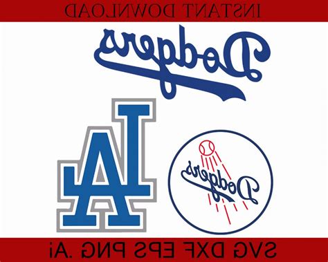 La Dodgers Logo Vector At Collection Of La Dodgers