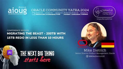 All India Oracle Users Group Aioug On Linkedin Ocyatra24 Oraclecommunity Techtalk