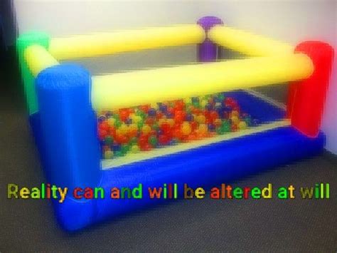 Inflatable Ball Pit With Colorful Balls Dreamcore Aesthetic Ball