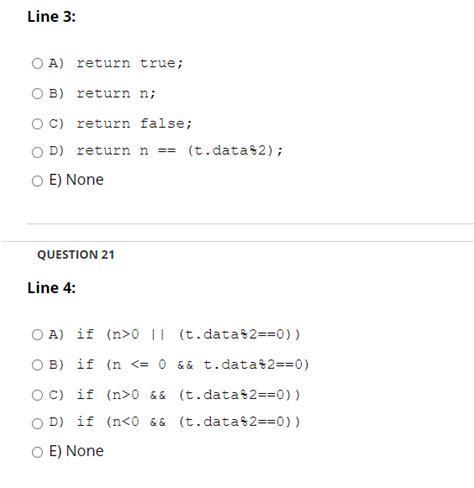 Solved Write The Method Private Boolean Evennbtnode T Int
