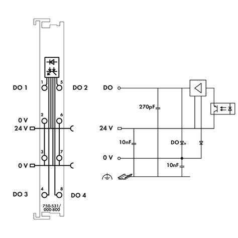 CONDUCTOR FUSE TERMINAL BLOCK WITH PIVOTING FUSE HOLDER APEX Automation Machine