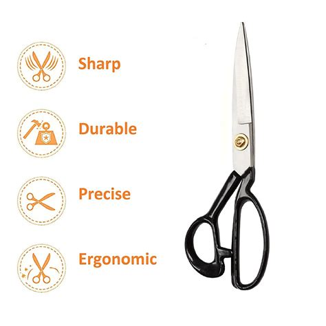 Fabric Scissors Professional Dressmaking Tailor Scissors Sharp Fabric Sewing Shears Scissor For