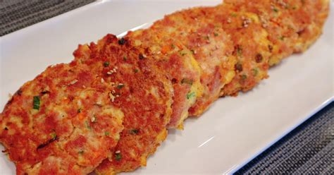 간단 황제 자취 요리 스팸으로 떡갈비 만들기