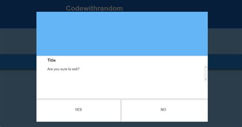 Create Automatic Popup Window Using Html Css Javascript