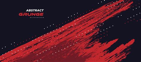 추상 빨간색과 파란색 그런 지 배경입니다 배너에 대한 브러시 획 그림입니다 디자인을위한 스크래치 및 텍스처 요소 붓놀림에 대한 스톡 벡터 아트 및 기타 이미지 Istock