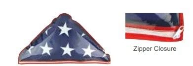 Plastic Flag Display Case