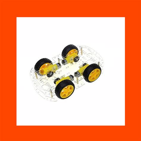 Car Chassis Robot 4wd 4 Wheels Kereta Casis 4 Roda For Arduino Rtb Shopee Malaysia