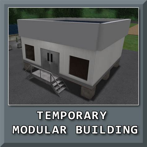 Second Life Marketplace Bh1 Temporary Modular Building