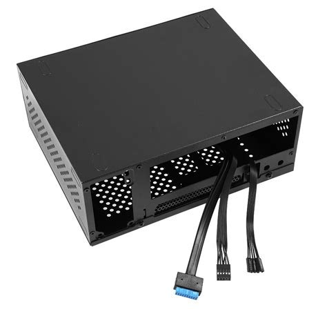 A Mini ITX เดสกทอป HTPC คอมพวเตอรสำหรบ ITX เมนบอรดขนาดเลก U Flex Gaming PC Case Chasis