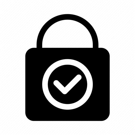Adlock Safety Security Check Mark Verified Locked Icon Download On Iconfinder