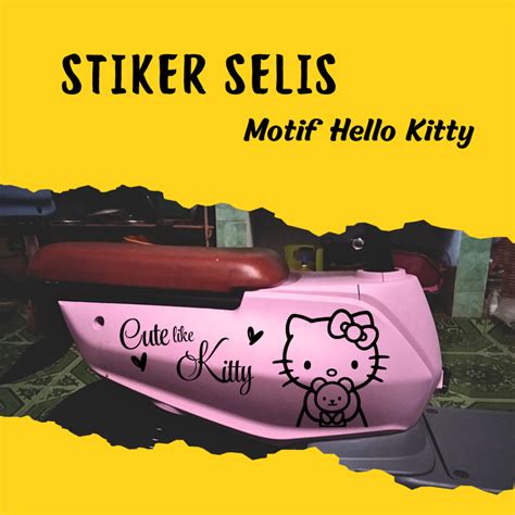 Jual Stiker Selis Stiker Hello Kitty Stiker Uwinfly Shopee Indonesia