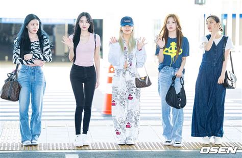 Netizens Are In Awe Of Itzy Yunas Perfect Figure On The Groups Way To The U S Kpophit