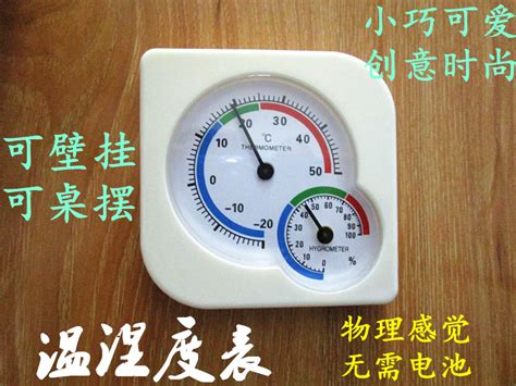 温湿度表高精度温度表湿度计创意摆设办公室内家用指针温度计 虎窝淘