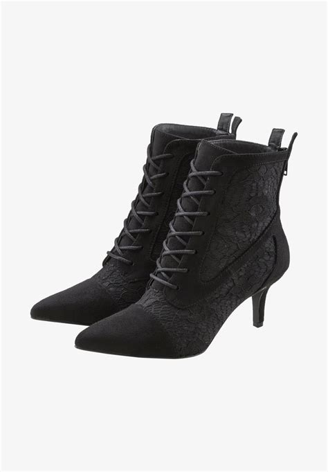 Lascana Lace Up Ankle Boots Schwarzblack Zalandode