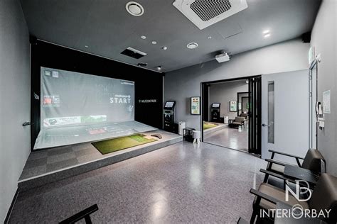 골프 깔끔한 스타일에 군더더기 없는 스크린골프 인테리어 인테리어베이 상업공간 골프 깔끔한 스타일에 군더더기 없는 스크린골프 인테리어 인테리어베이 상업공간