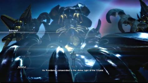 Final Fantasy Xv Meeting Bahamut Summon Japanese Voices Youtube