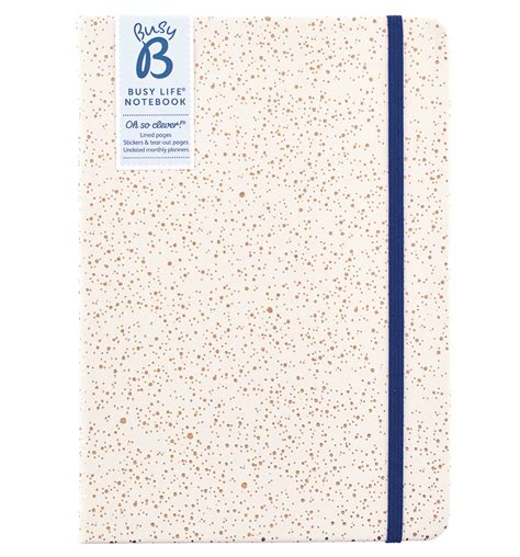 Busy B Busy Life Notebook A5 Faux Nude Chalk Pens