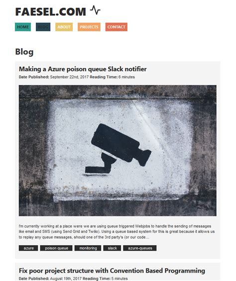 Creating My Dream Tech Blog With Gatsbyjs Faeselcom