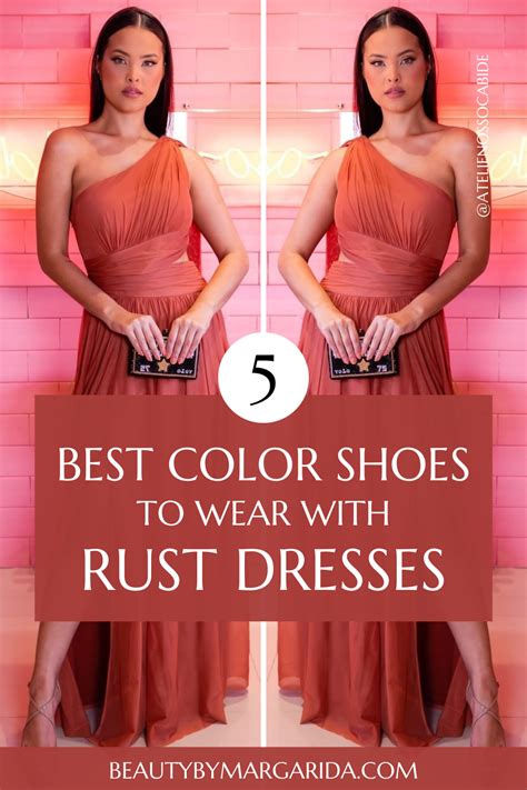 5 Best Color Shoes To Wear With Rust Dresses Rust Color Dress Rust