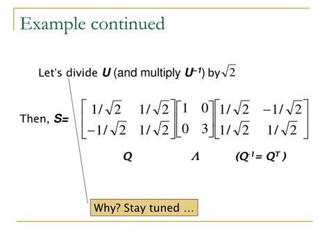 Ppt Eigen Decomposition And Singular Value Decomposition Powerpoint