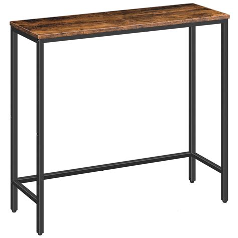 Hoobro Narrow Console Table 29 5 Entryway Table Small Sofa Table Side Table Display Table