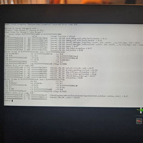 Crash While Booting X64 Nightly Haiku Community